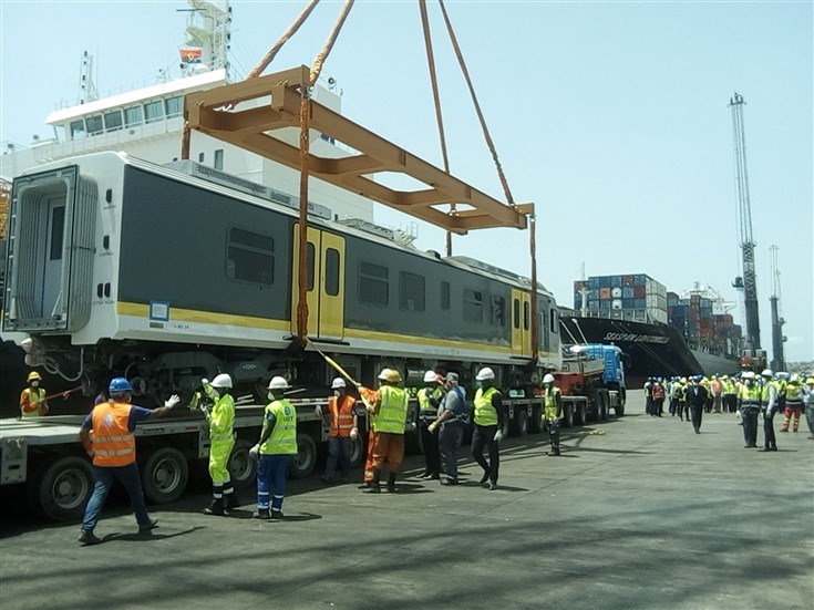 Transporte ferroviário reforçado em Luanda com três unidades Made in ...